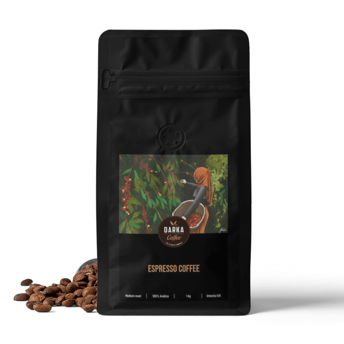 Kvalitní zrnková silná káva Espresso Coffee | Darka shop